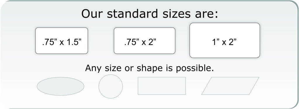 barcode stickers sizes | Strong Asset Tags
