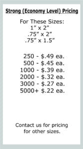 equipment tags pricing strong | Strong Asset Tags